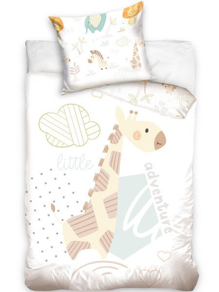 Detské Obliečky 100x135+40x60 Žirafa BABY NL191316 Detské deti Pre deti ...